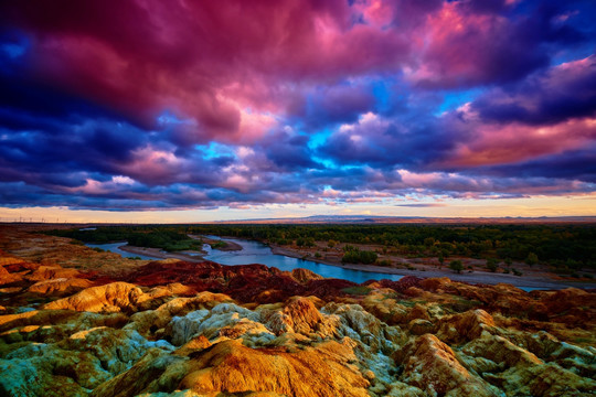 five-colored-beach-Silk Road Travel