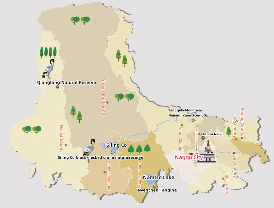 Tibet Maps, Tourist Map of Tibet-Silk Road Travel