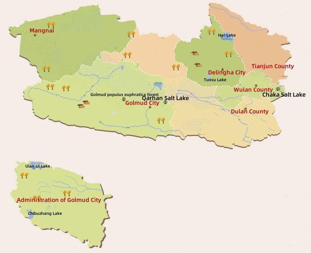 Qinghai Maps-Silk Road Travel