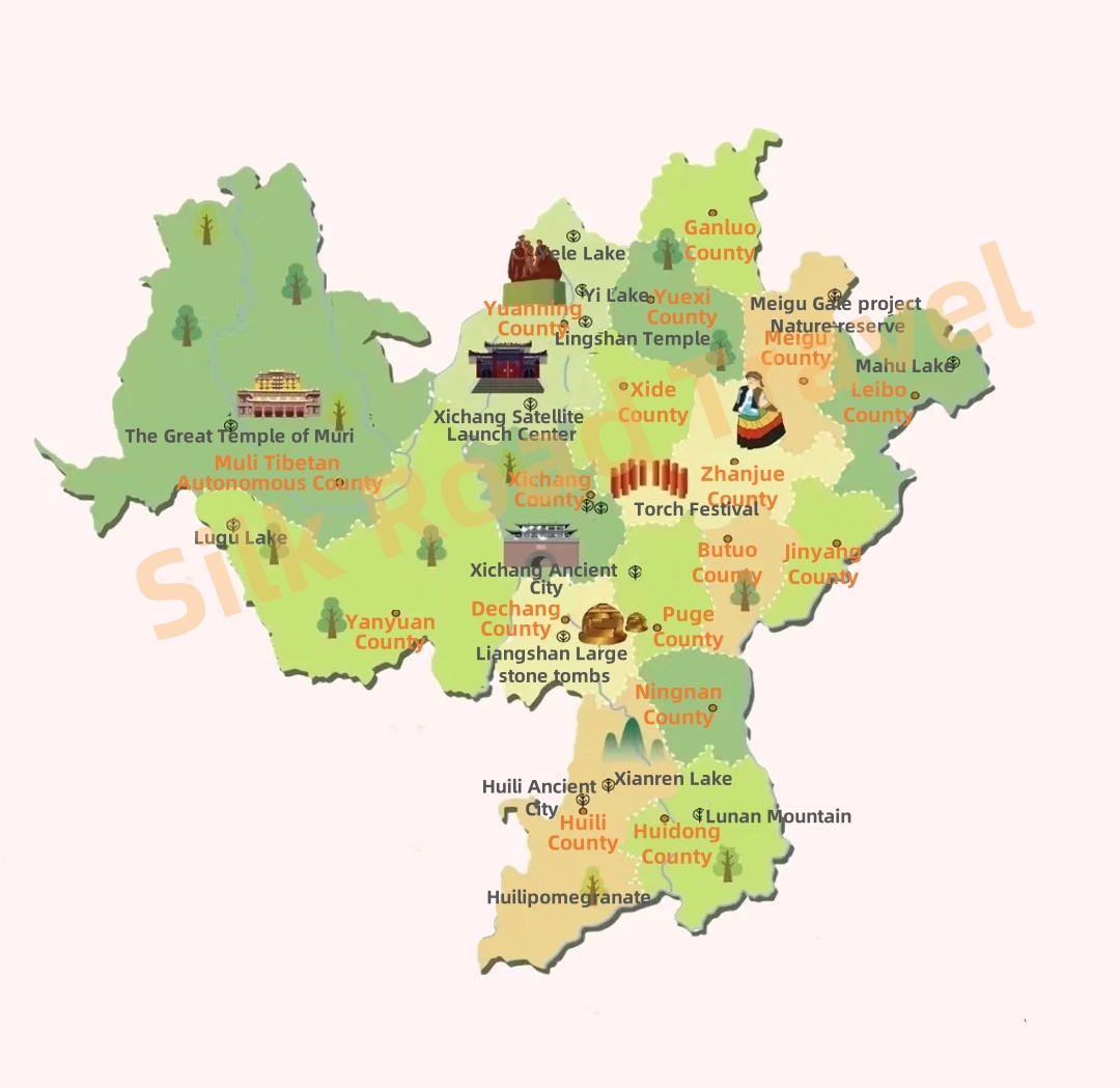 Sichuan Maps-Silk Road Travel