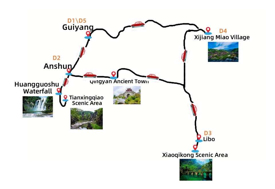 5 Days Guizhou Tour to Guiyang, Libo and Xijiang