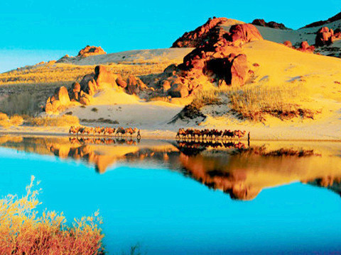 Inner Mongolia Tour,Xilamuren Grassland,Yulong Sand Lake,Hot Water Town